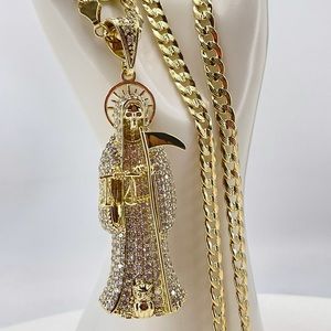 Accessories | The Grim Reaper And Chain Gold Plated 14k | Poshmark